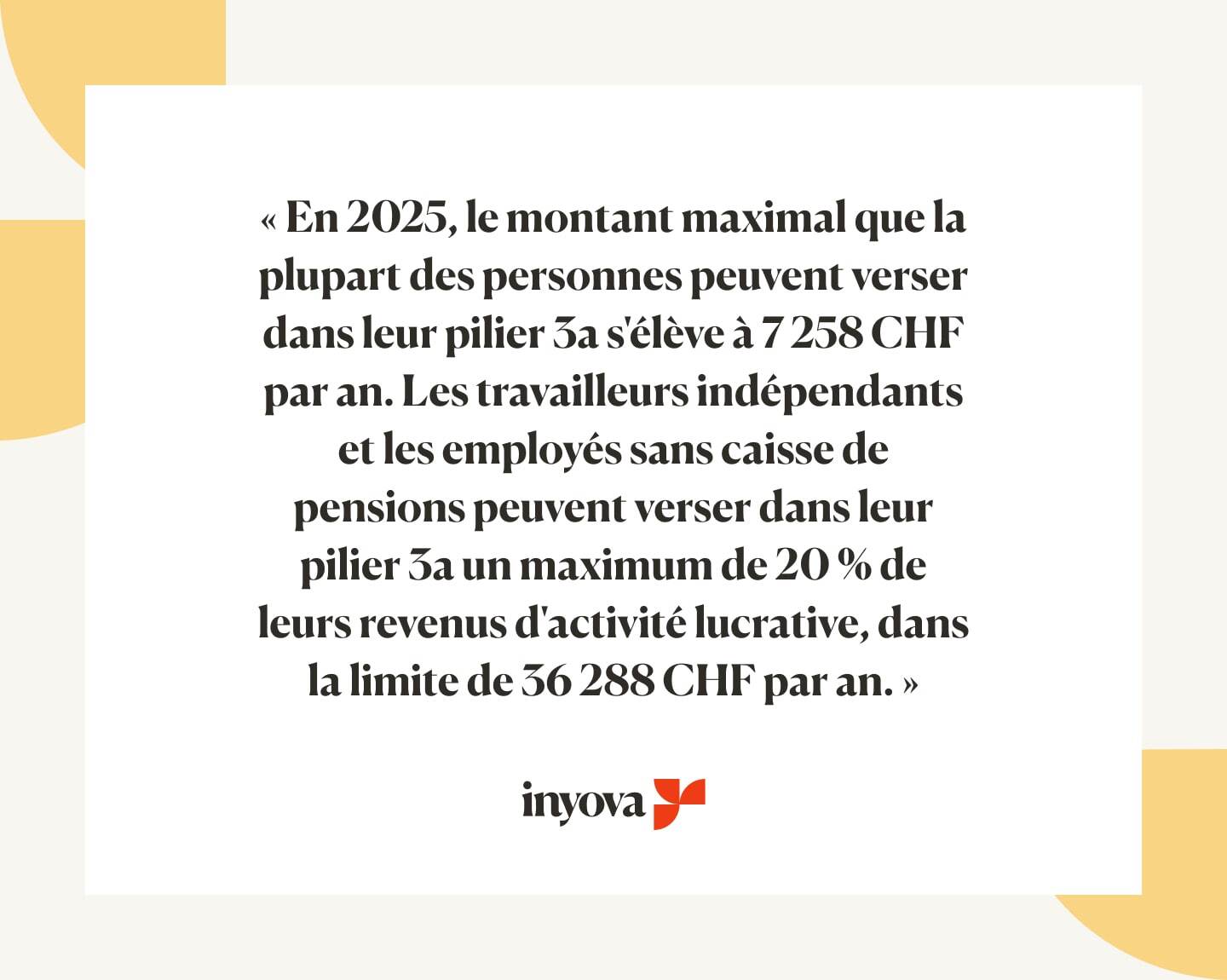 Cotisation maximale au pilier 3a en 2025 : tout ce qu’il faut savoir